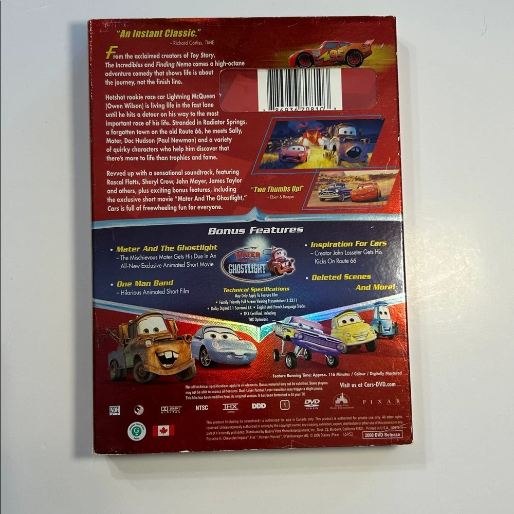 Media | Disney Pixar Cars Dvd | Poshmark
